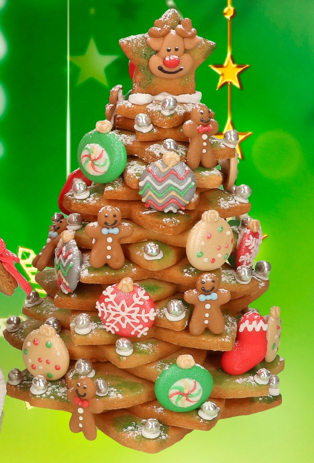 Christmas cookie tree