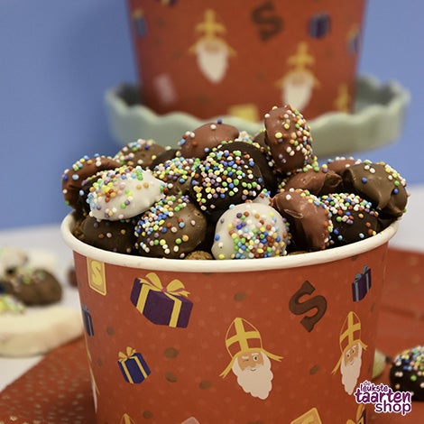 Saint Nicholas Chocolate Dutch Spiced Biscuits - deleukstetaartenshop.com