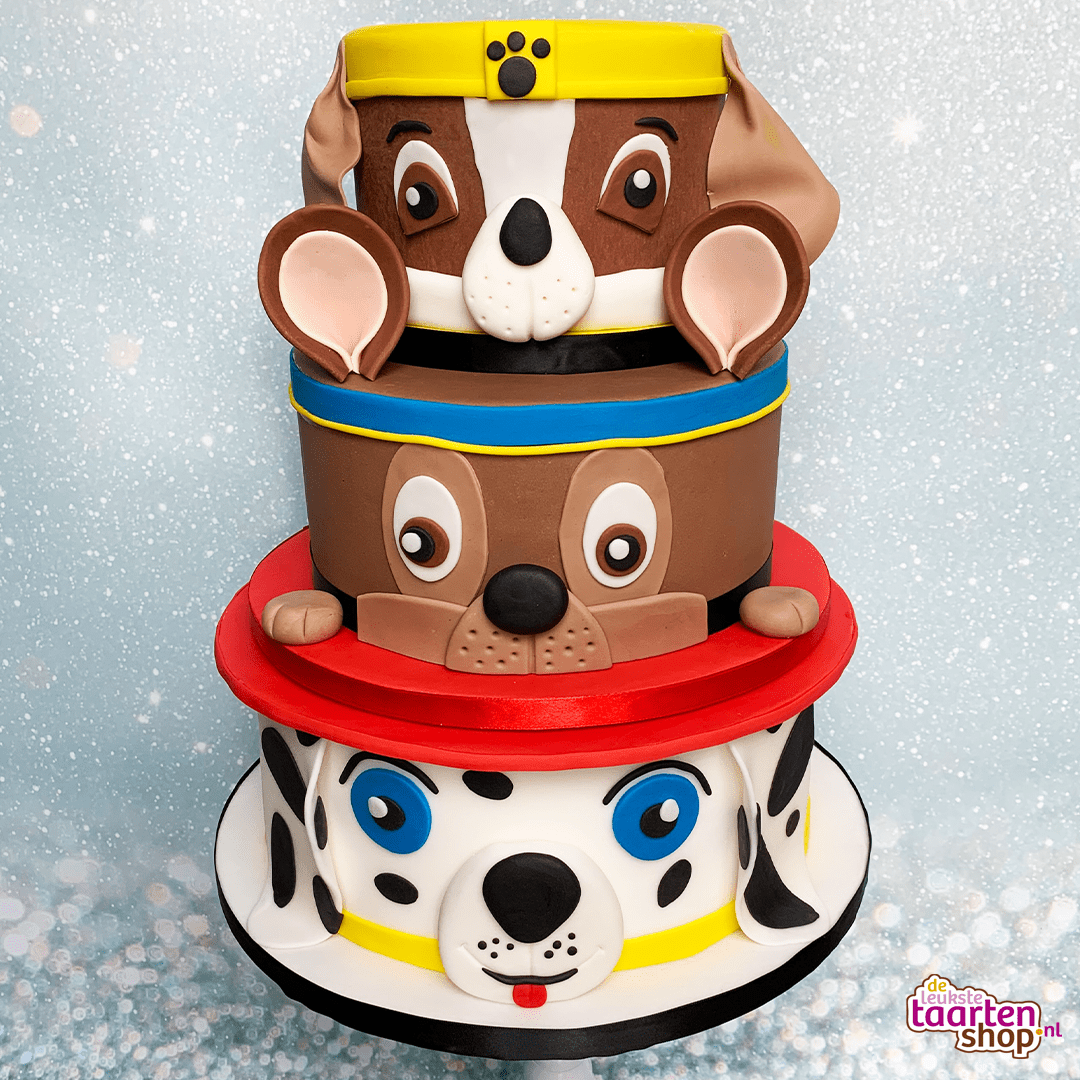 Rubble Paw Patrol Cake - deleukstetaartenshop.com