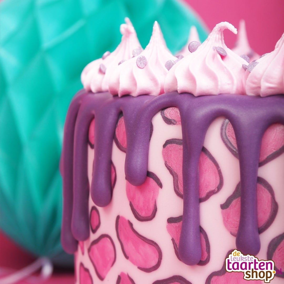 Recipe: Leopard print drip cake - Nederlands